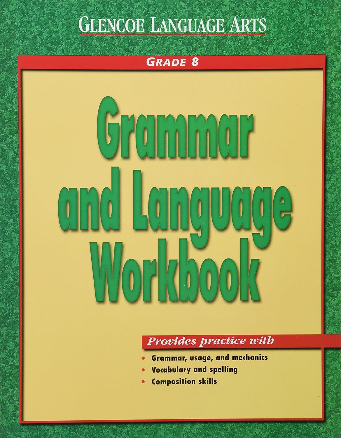Amazon | Grammar and Language: Grade 8 | GLENCOE | Words & Language