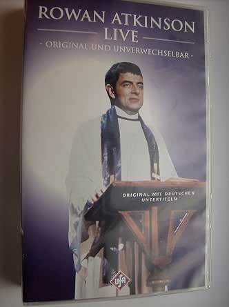 Rowan Atkinson - Live [VHS]: Amazon.ca: Atkinson, Rowan, Deayton, Angus ...