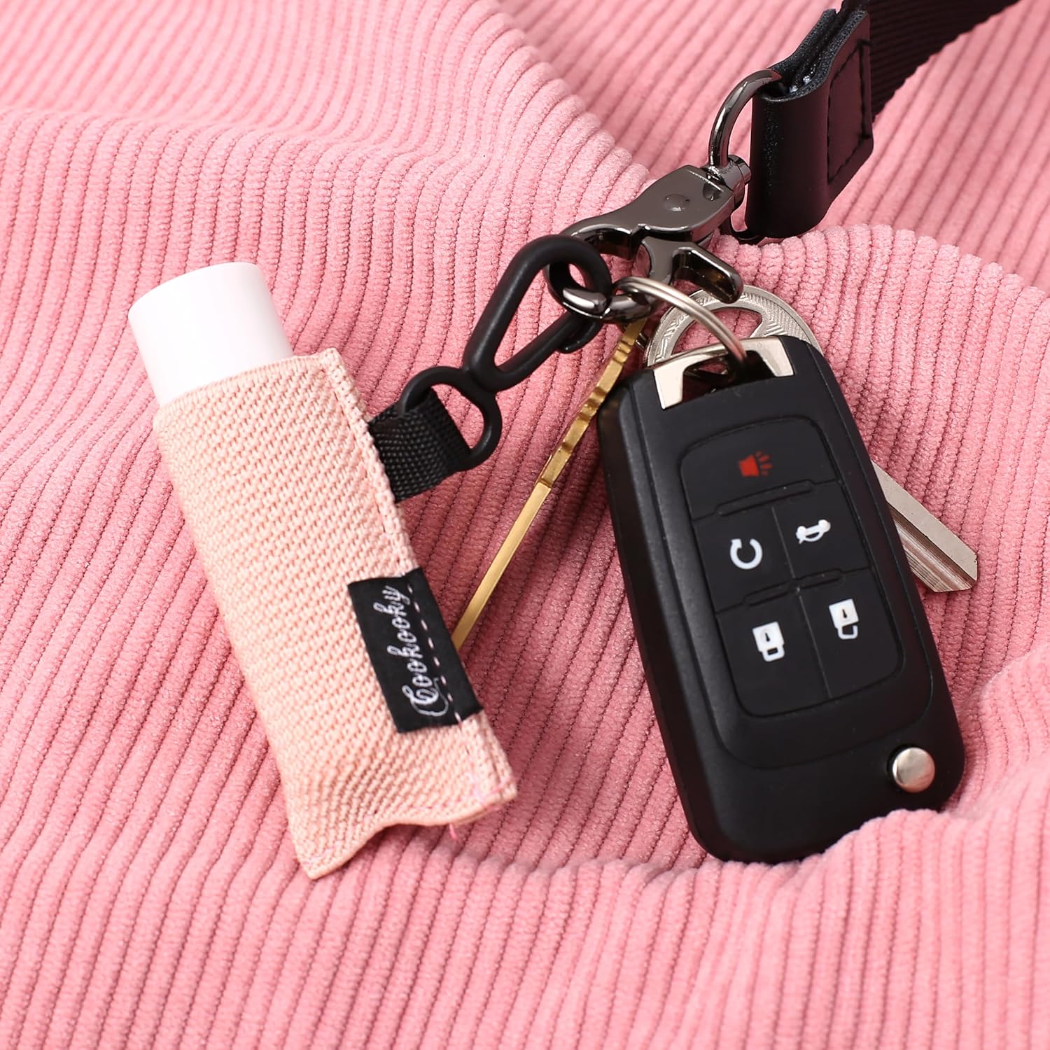 COOKOOKY Chapstick – Llavero con bonito diseño minimalista para bálsamo ...