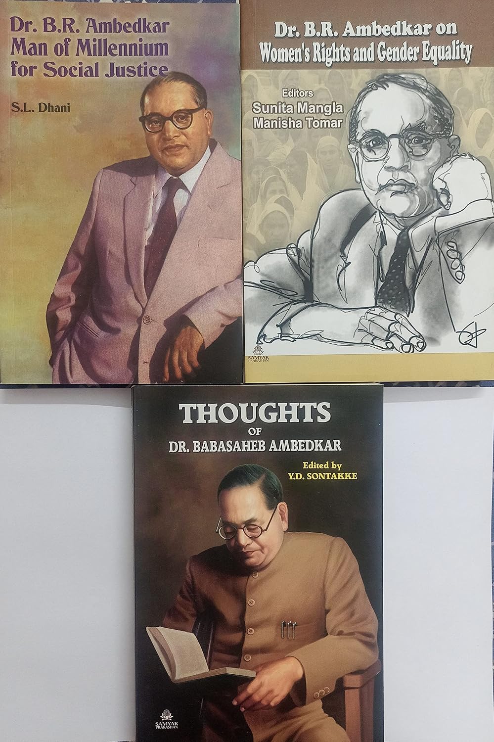 Buy DR. B.R. AMBEDKAR(MAN OF MILLENNIUM+WOMEN'S RIGHTS+THOUGHTS OF DR ...
