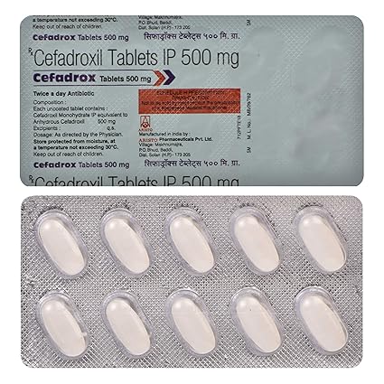Cefadrox 500 mg - Strip of 10 Tablets : Amazon.in: Health & Personal Care