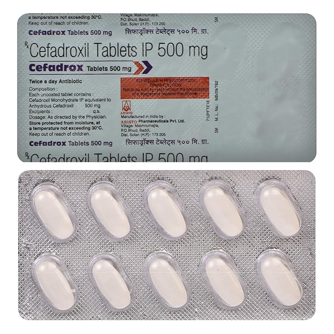 Cefadrox 500 mg - Strip of 10 Tablets : Amazon.in: Health & Personal Care