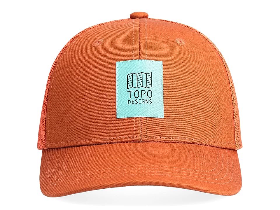 Topo Designs Trucker - Original Logo (Clay) Caps International Shipping