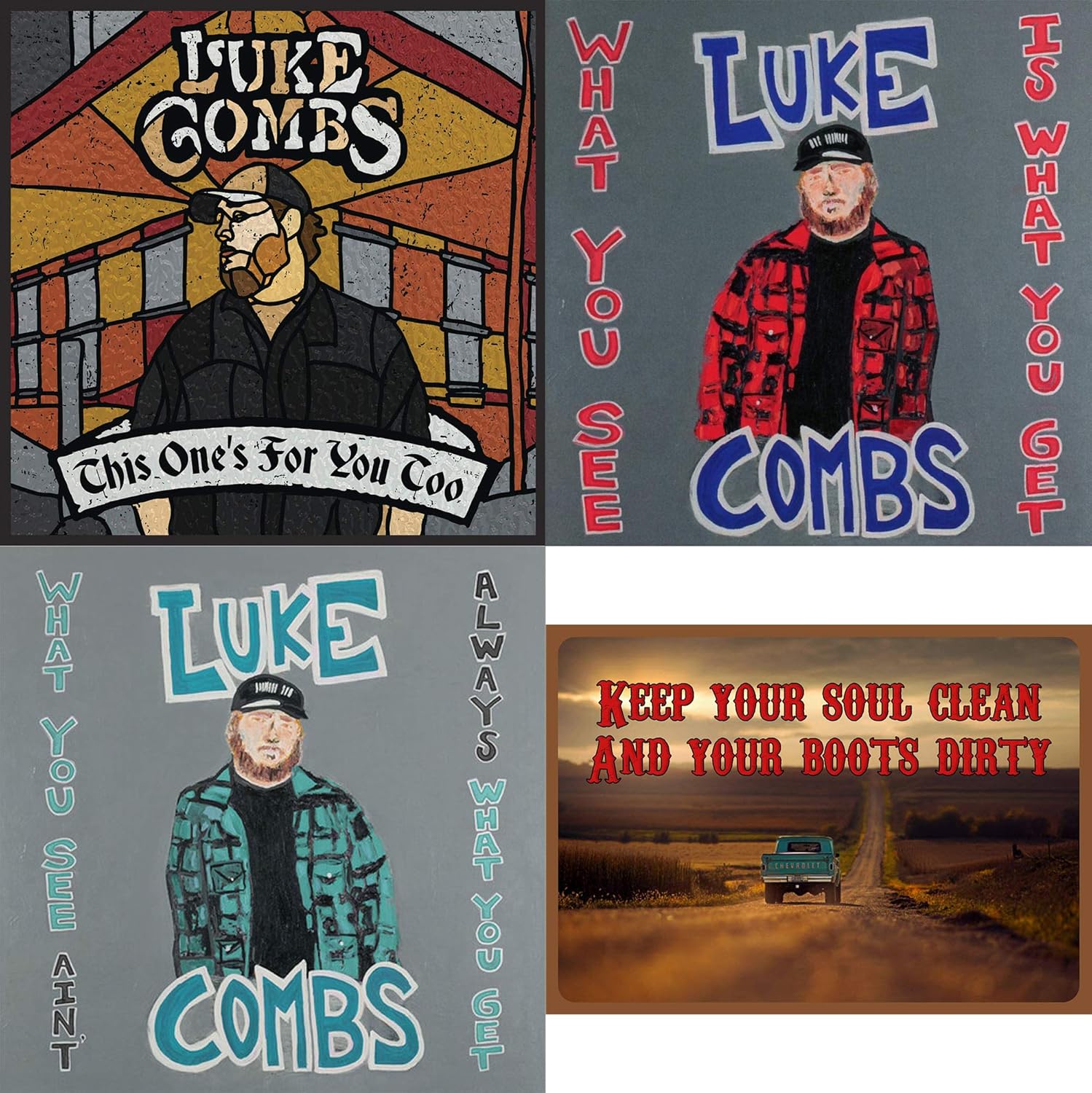 Luke Combs - Luke Combs: Complete Studio Album CD Collection (This One ...
