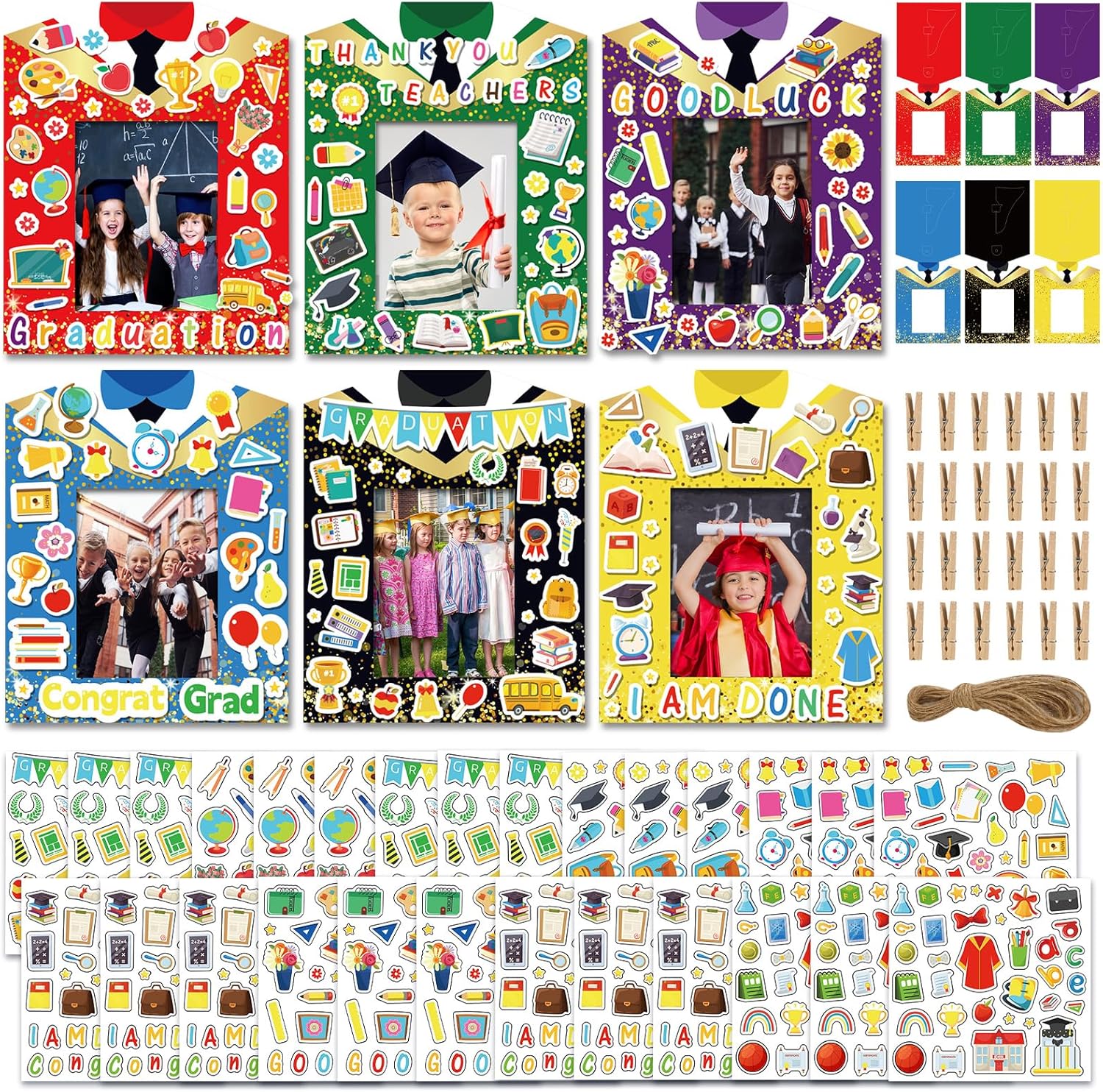 Amazon.com: Konsait Kindergarten Graduation Crafts for Kids, 24 Pack ...