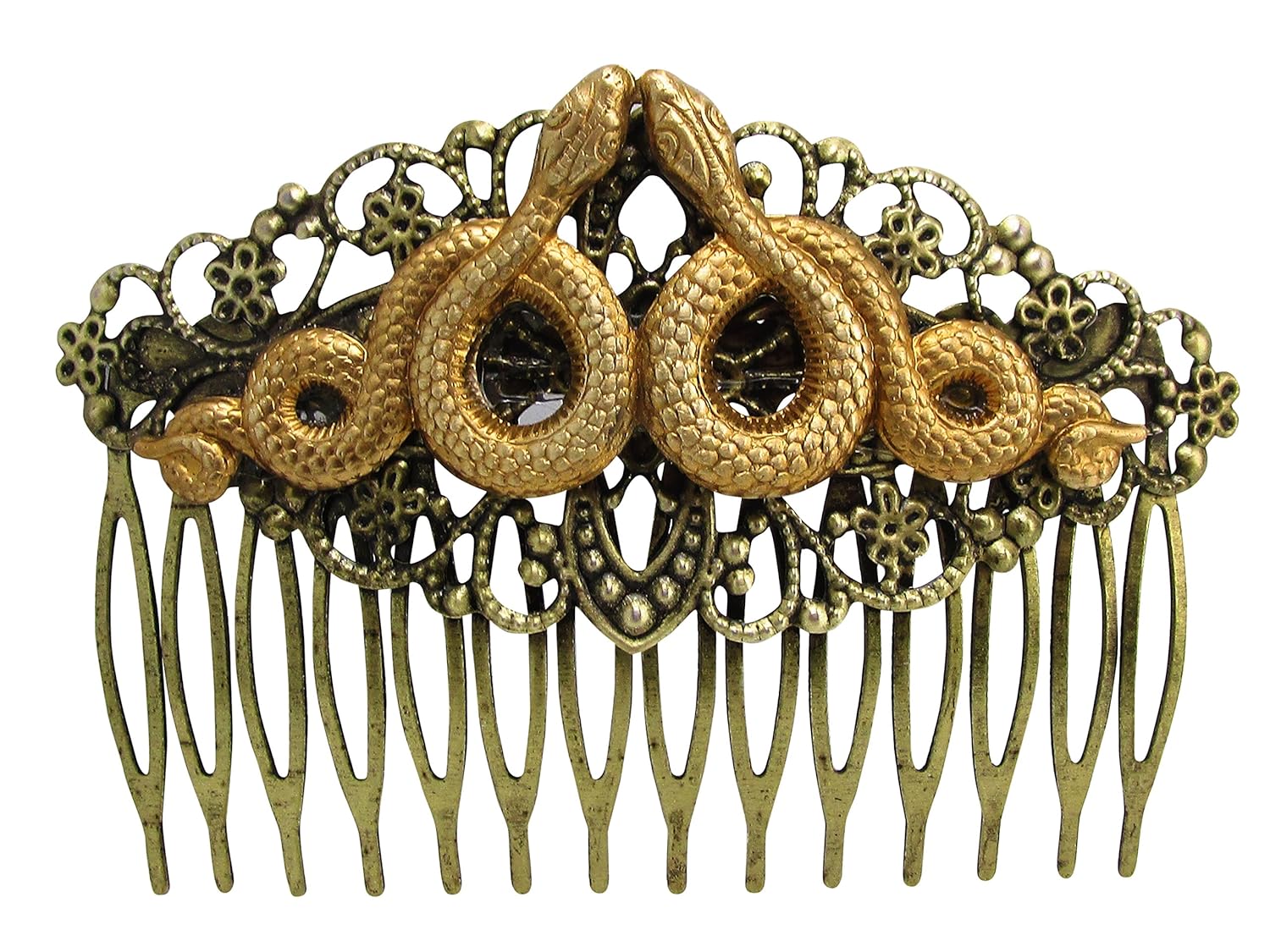 Amazon.com : Snake Hair Comb Decorative hair combs Serpent Hair ...