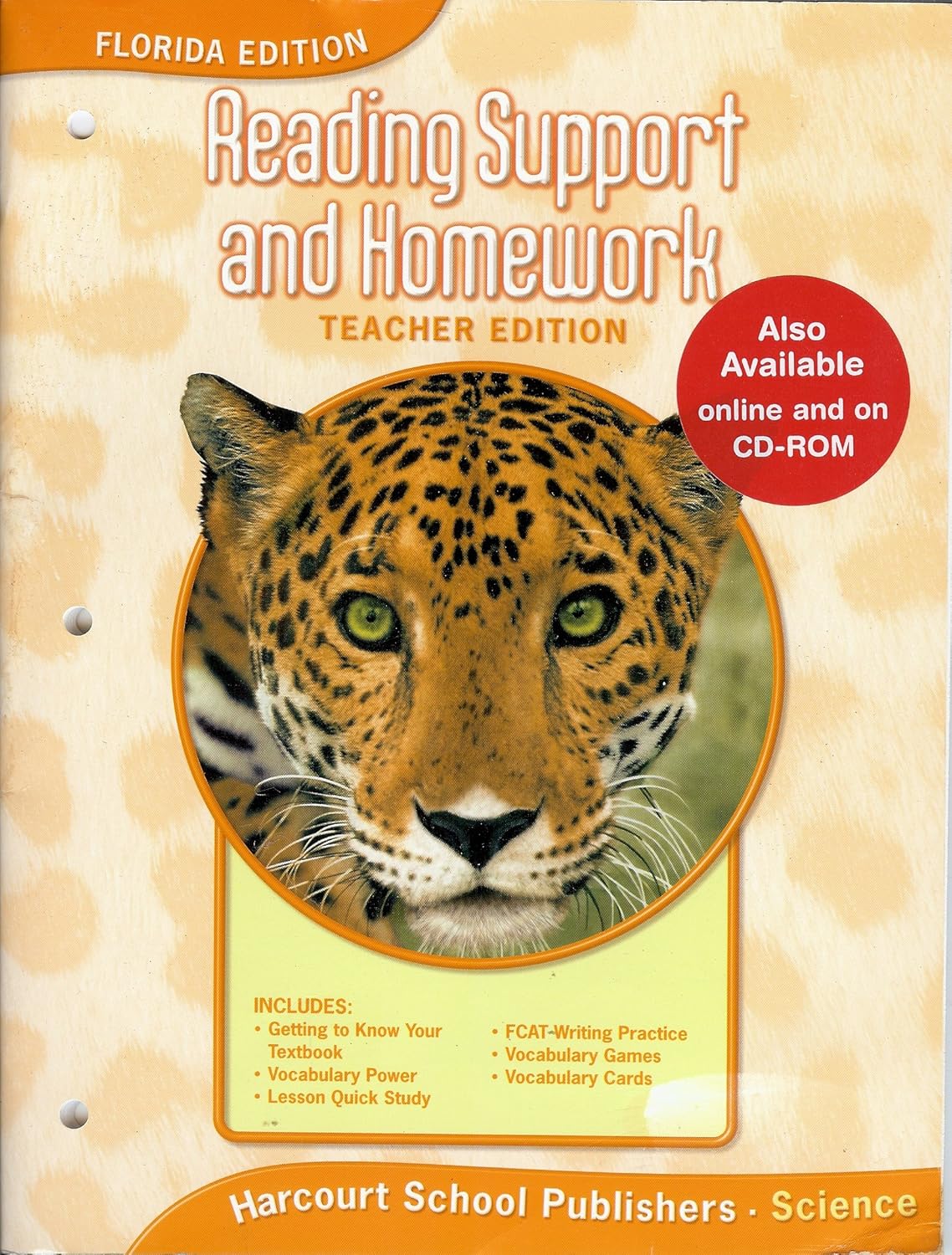 Reading Support and Homework Teacher Edition, Harcourt Science Grade 5 ...