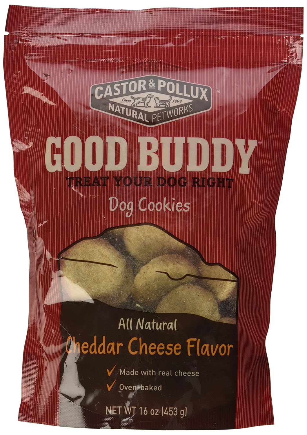 Amazon.com: Good Buddy, Cheddar Cheese Cookies, 16 oz, Dog Treats : Pet ...