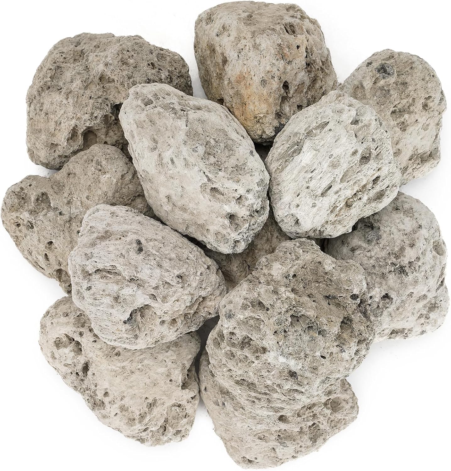 Amazon.com: Stanbroil Light Weight White Lava Rock Granules - Natural ...