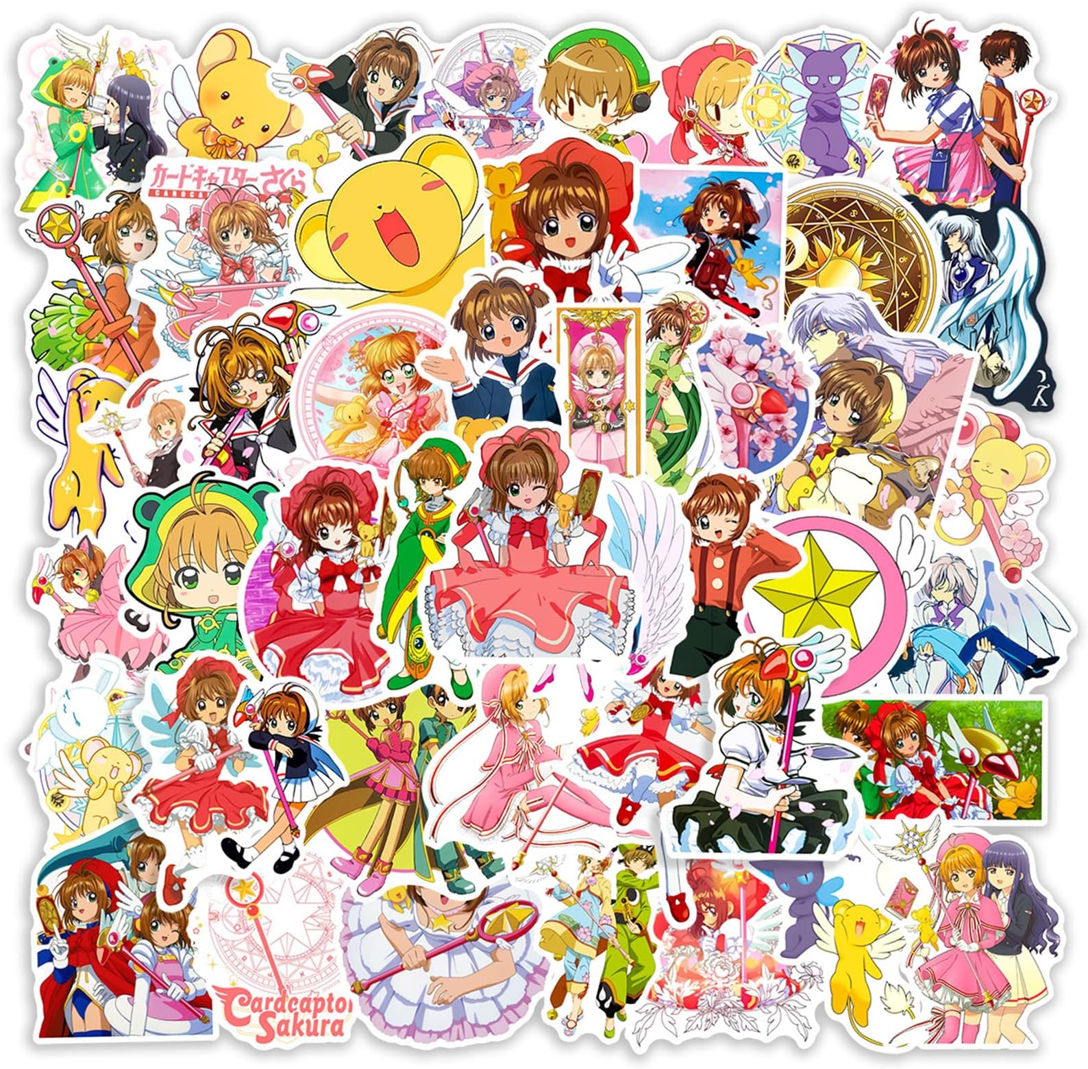 Amazon.com: Stickers Stickers - Sakura Card Captor (3 Pcs/Pack) Water ...
