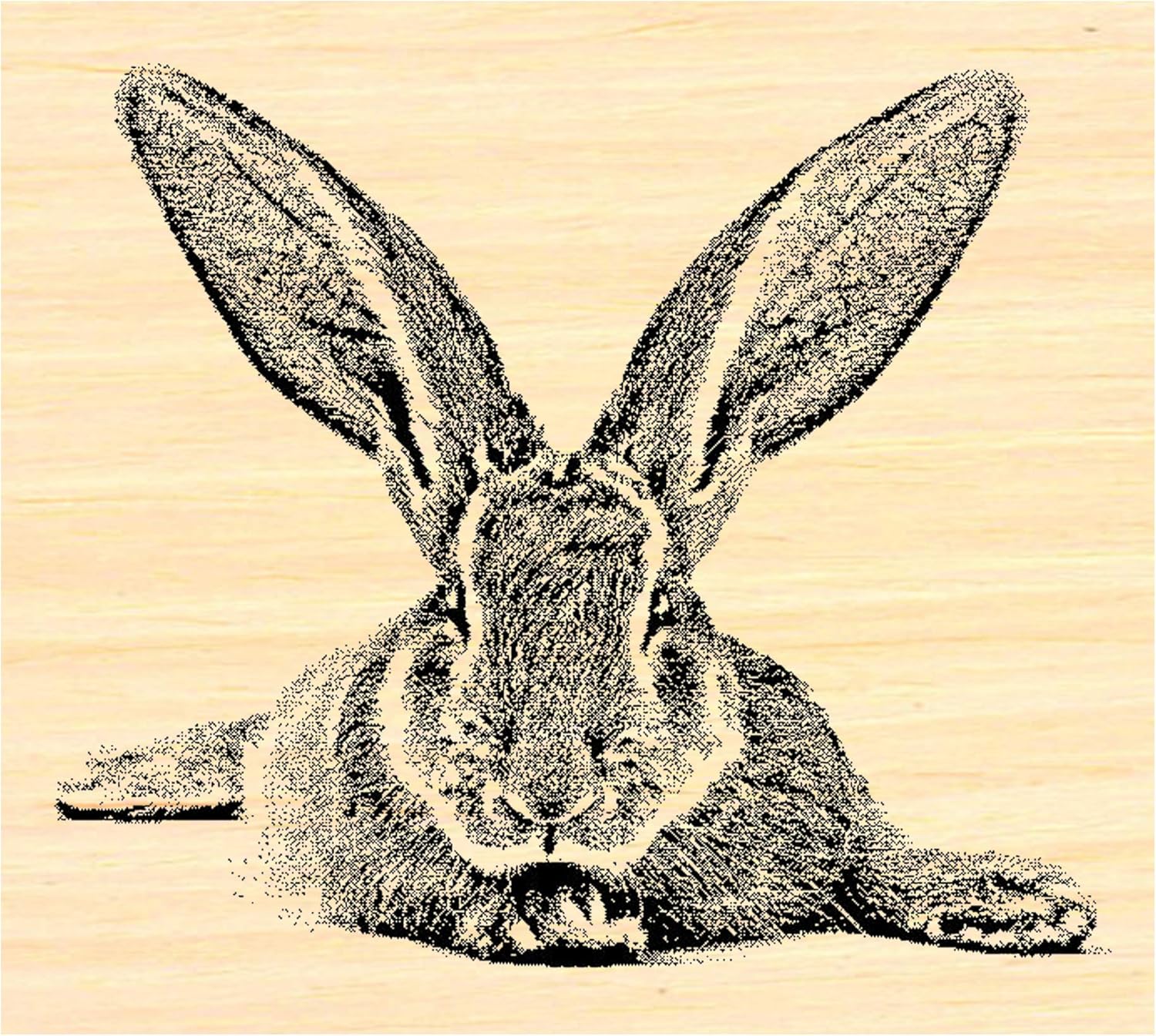 Amazon.com: Bunny - Rabbit Rubber Stamp P49 : Arts, Crafts & Sewing