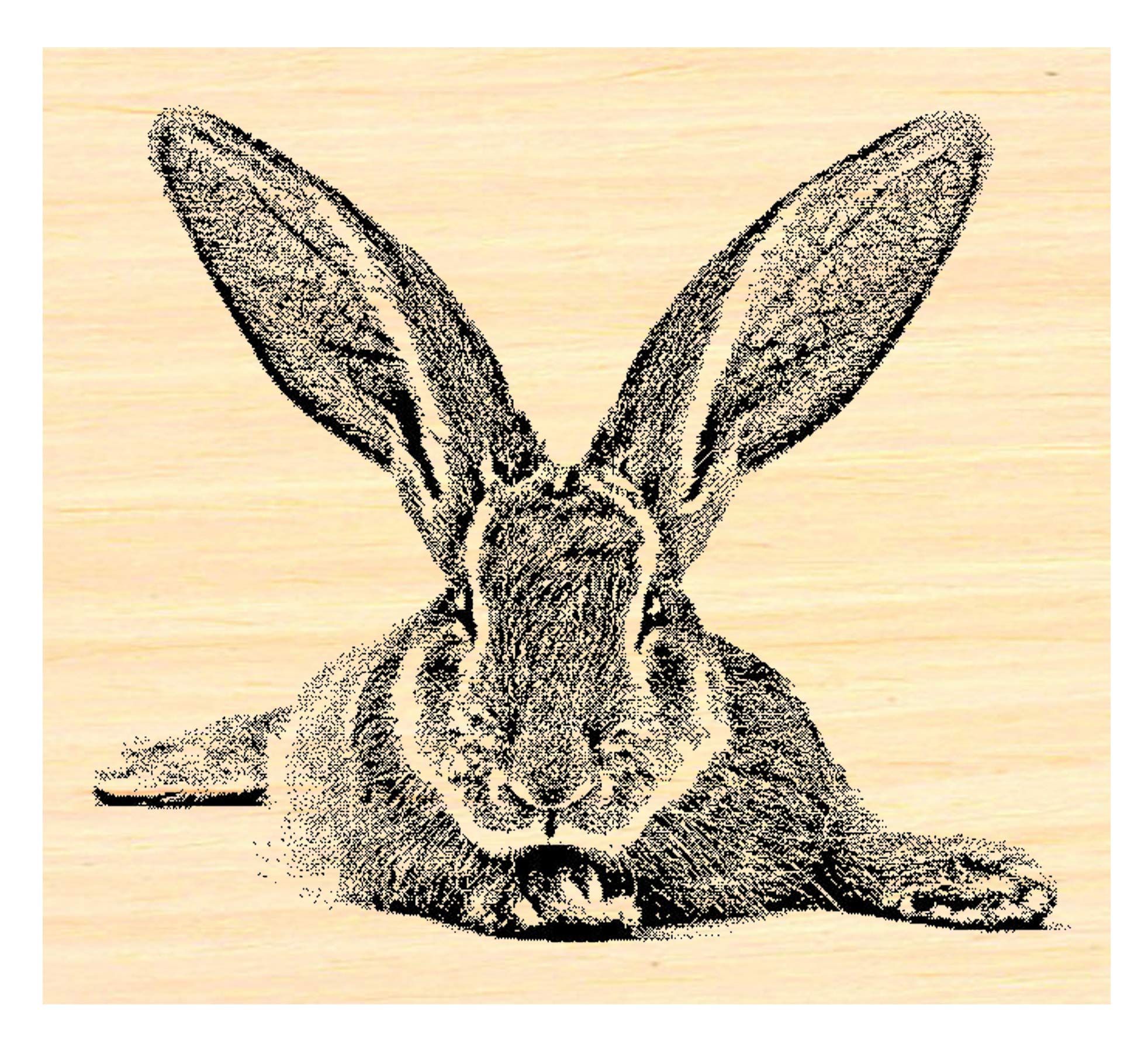 Amazon.com: Bunny - Rabbit Rubber Stamp P49 : Arts, Crafts & Sewing