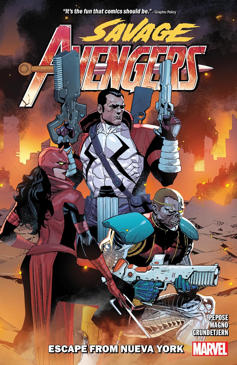 Savage Avengers Vol. 2: Escape From Nueva York: Pepose, David, Magno ...