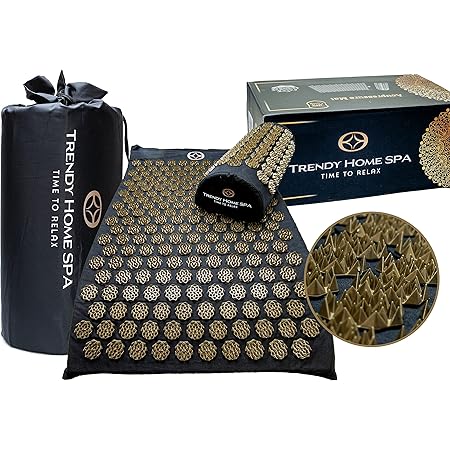 Amazon.com: Acupressure Mat Spike Body Mat for stress, neck pain, back ...