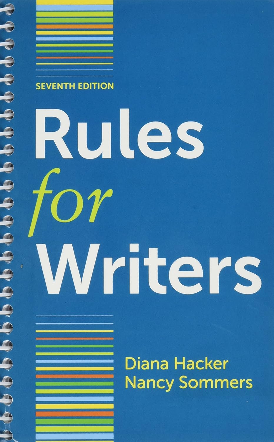 Rules for Writers 7th Edition By Diana Hacker with Sommers: aa ...