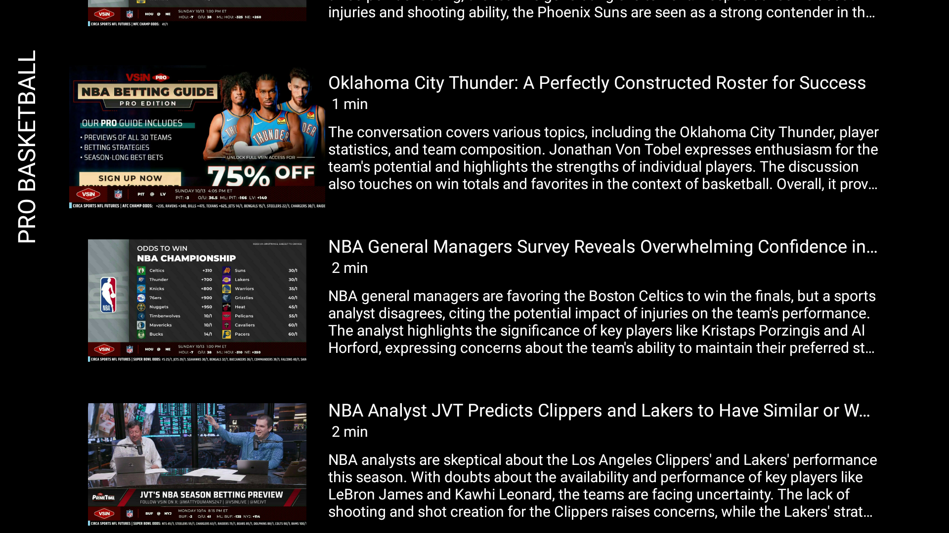 VSiN Watch - App on Amazon Appstore