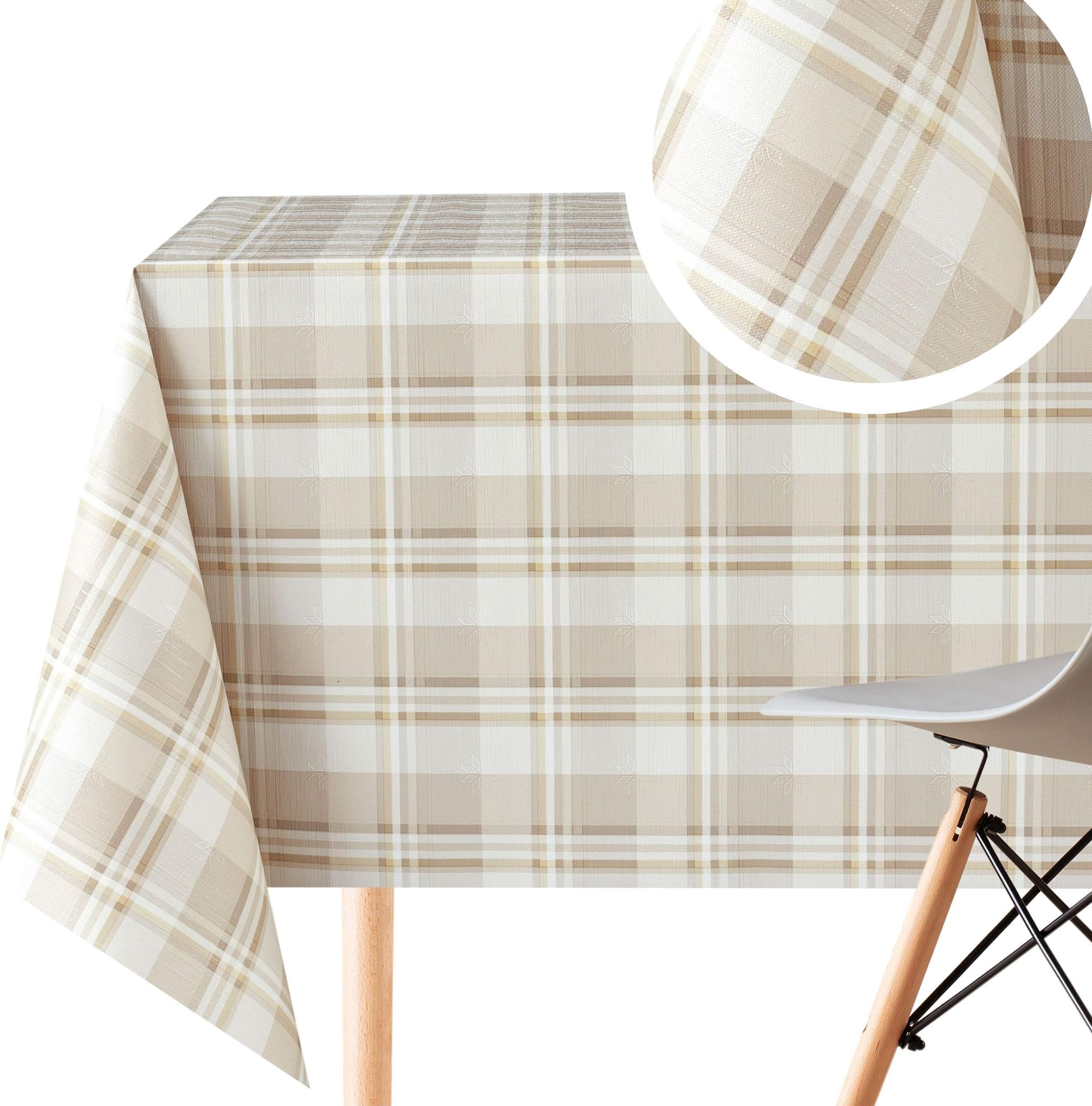 Décor Ligne Cosy Heart Tablecloth, PVC, Sans, 140 x 240 cm : Amazon.co ...