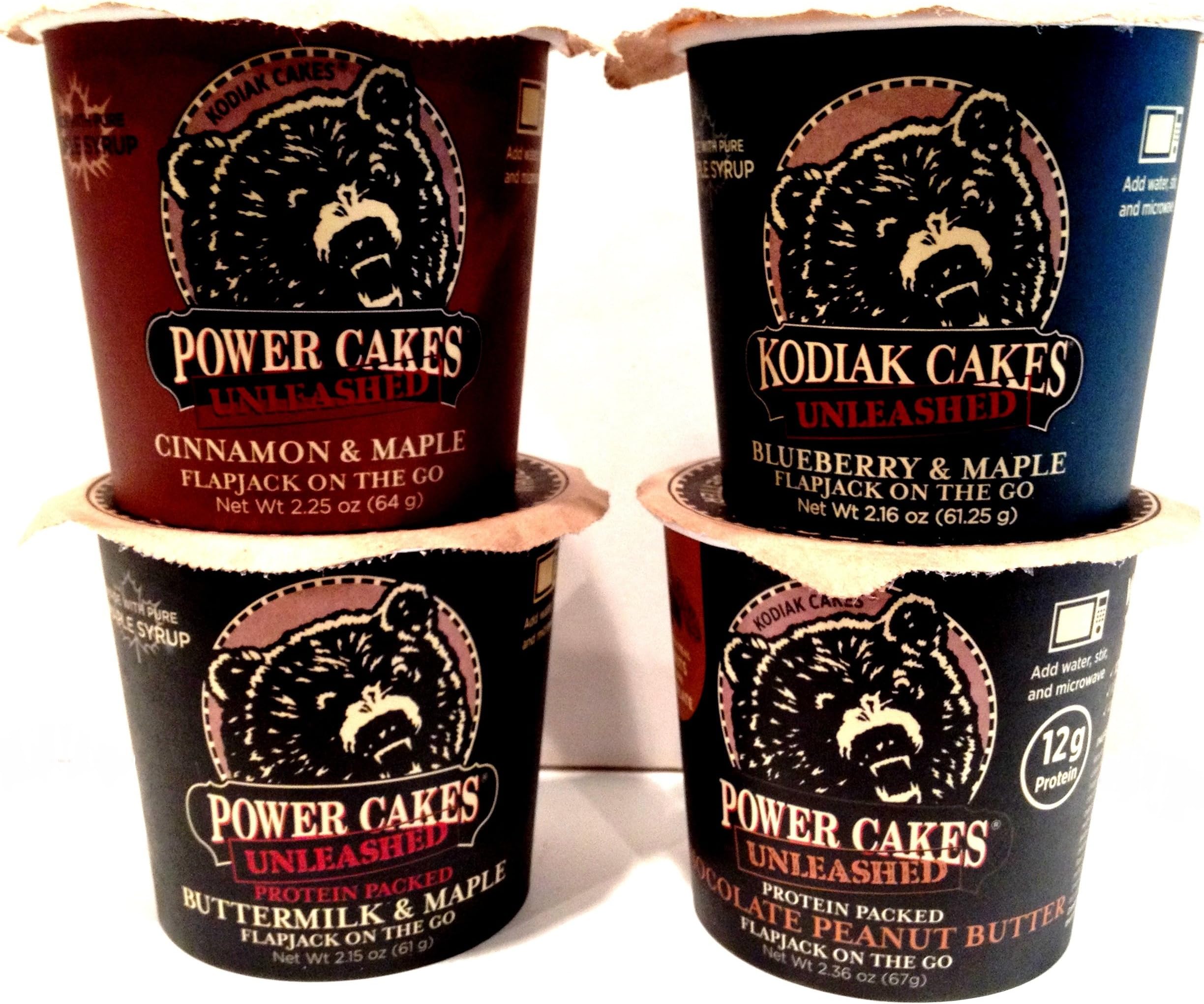 Amazon.com : Kodiak Cakes Protein Pancake On The Go Flapjack Cups Mix ...