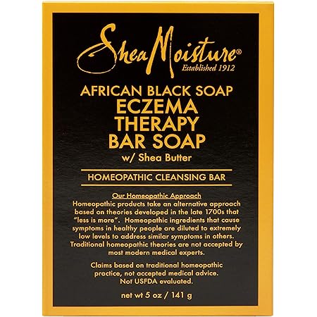 Amazon.com : SheaMoisture African Black Soap with Shea Butter, Skin Care Regimen, Moisturizing ...