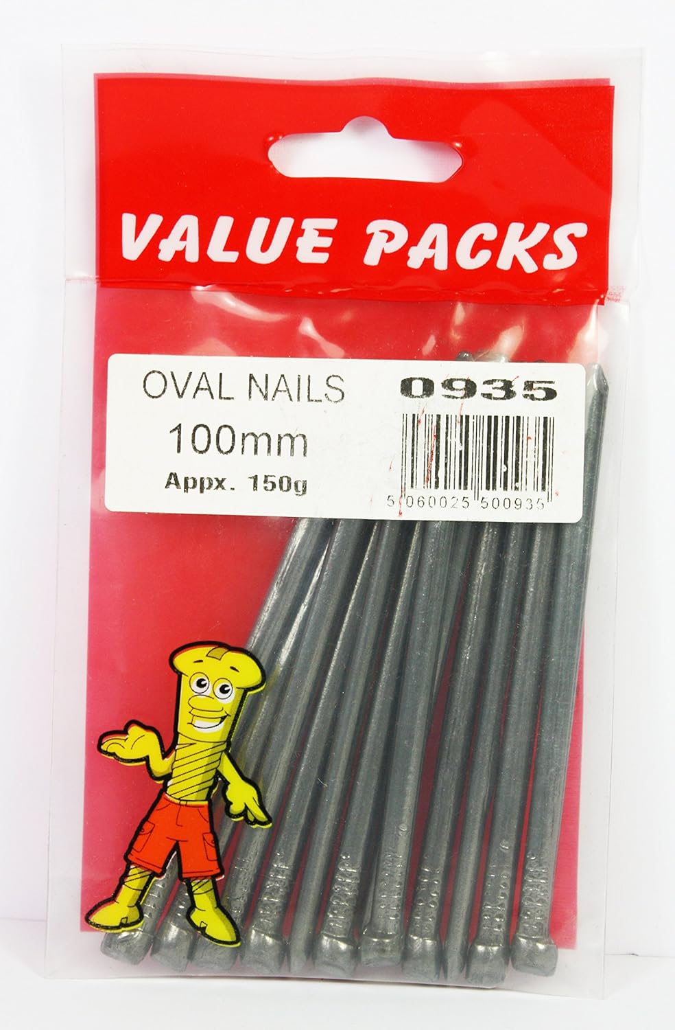 4 inch DIY Nails, Oval Nails 100 mm 150g Pack : Amazon.co.uk: Beauty