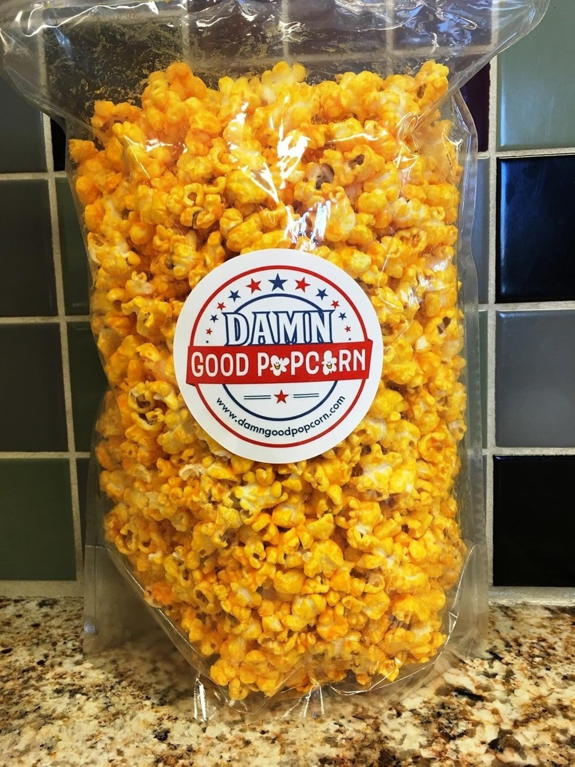 Amazon.com: Damn Good Popcorn's Gourmet Cheddar Cheesy Popcorn