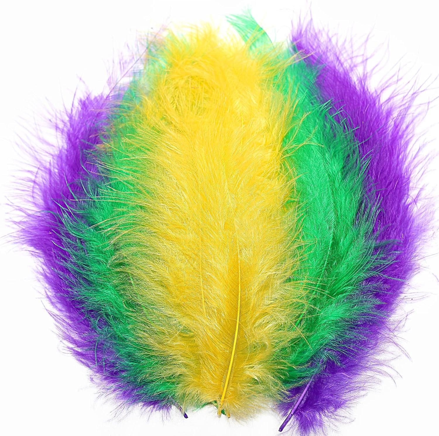 Amazon.com: THARAHT 200pcs Fluffy Turkey Marabou Feathers 4-6inch for ...