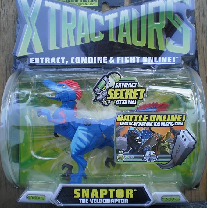 Amazon.com: Xtractaurs Snaptor The Velociraptor : Toys & Games