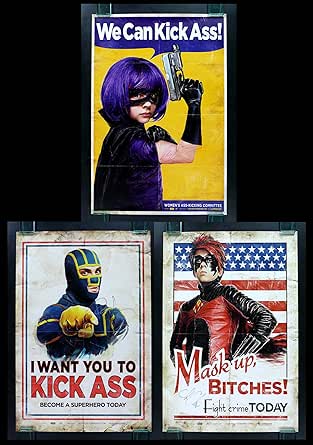 KICK ASS *3 ORIG MOVIE POSTERS SIGNED HIT GIRL RED MIST at Amazon's ...
