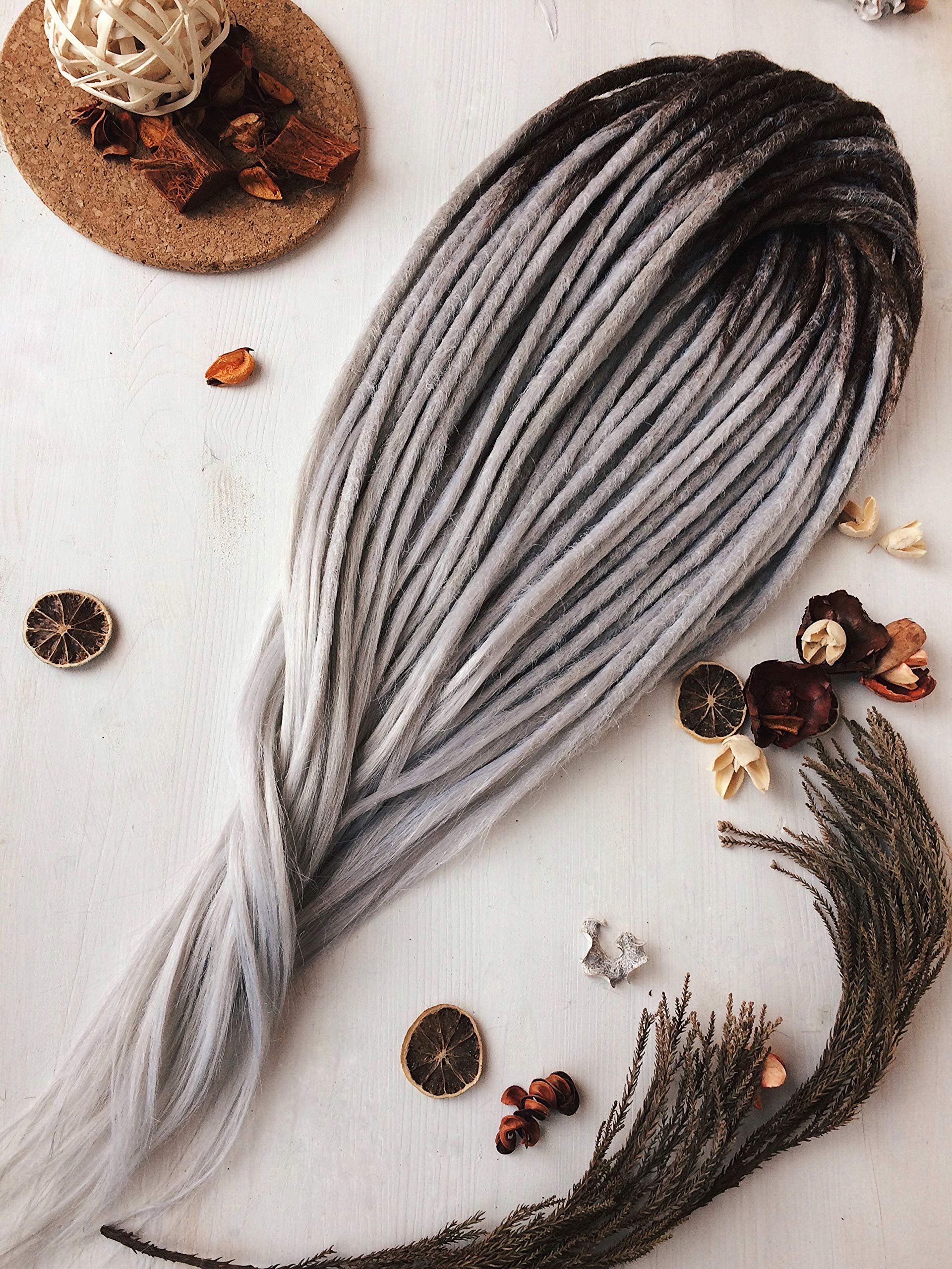 Buy Synthetic Crochet Dreads — Brown Ash Boho, Ombre Set, Ombre Dreads ...