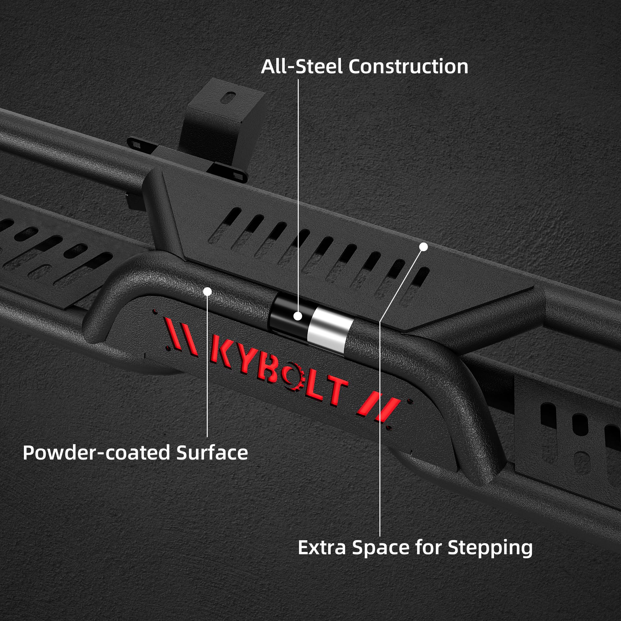 Snapklik.com : KYBOLT Running Boards Compatible