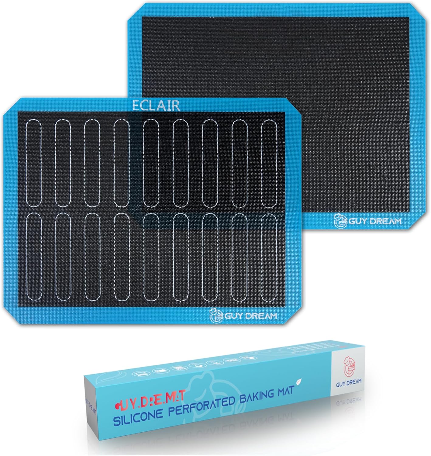 Amazon.com: 2PCs GUY DREAM Perforated Silicone Baking Mat 11-4/5" x 15 ...