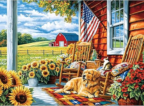 Amazon.com: 300 Piece Puzzles for Adults,Farm Country Life Puzzles for ...