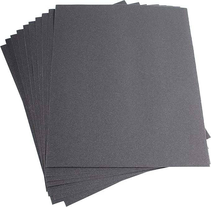ProDec 10 pack Assorted Grades Wet & Dry Abrasive Sandpaper for Sanding ...