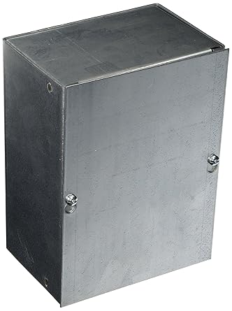 Hoffman ASG8X6X4NK Pull Box, Screw Cover, Galvanized, 8" x 6" x 4 ...