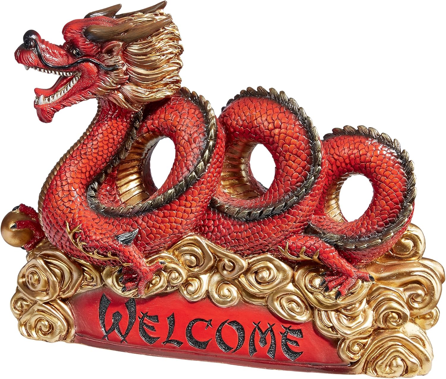 Amazon.com : Design Toscano Asian Zen Dragon Welcome Sign Asian Garden ...