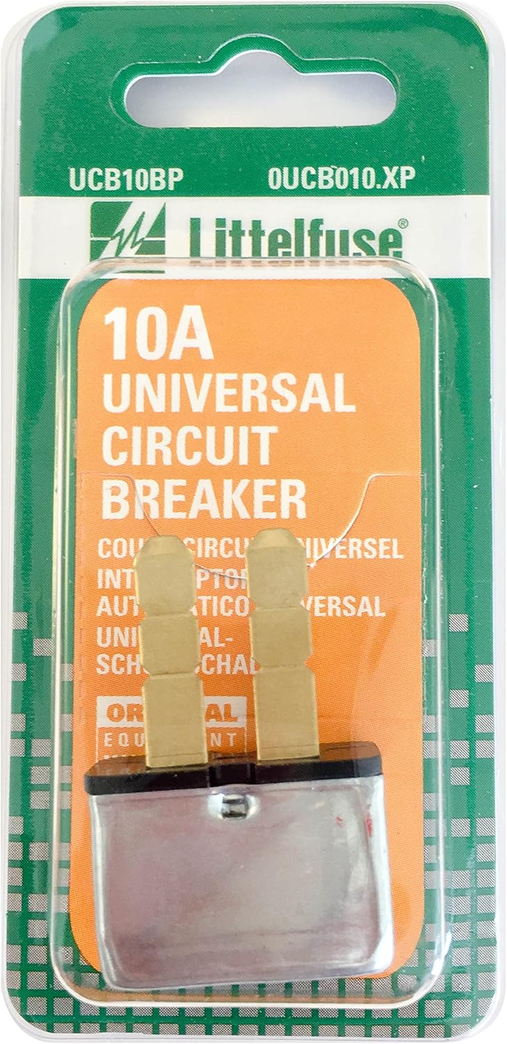 Amazon.com: Littelfuse 0UCB010.XP 10 Amp Universal Circuit Breaker ...