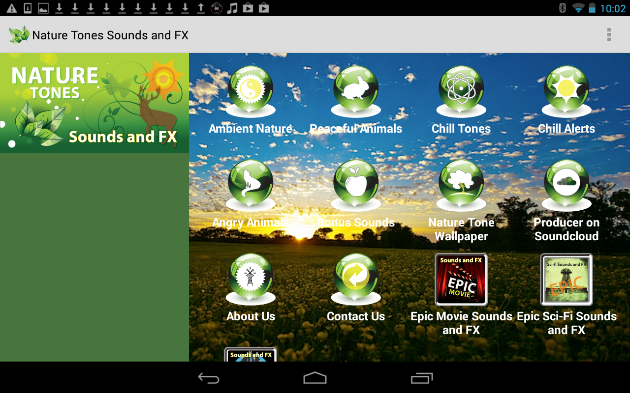 Epic Nature Tones Sounds and FX - App on Amazon Appstore