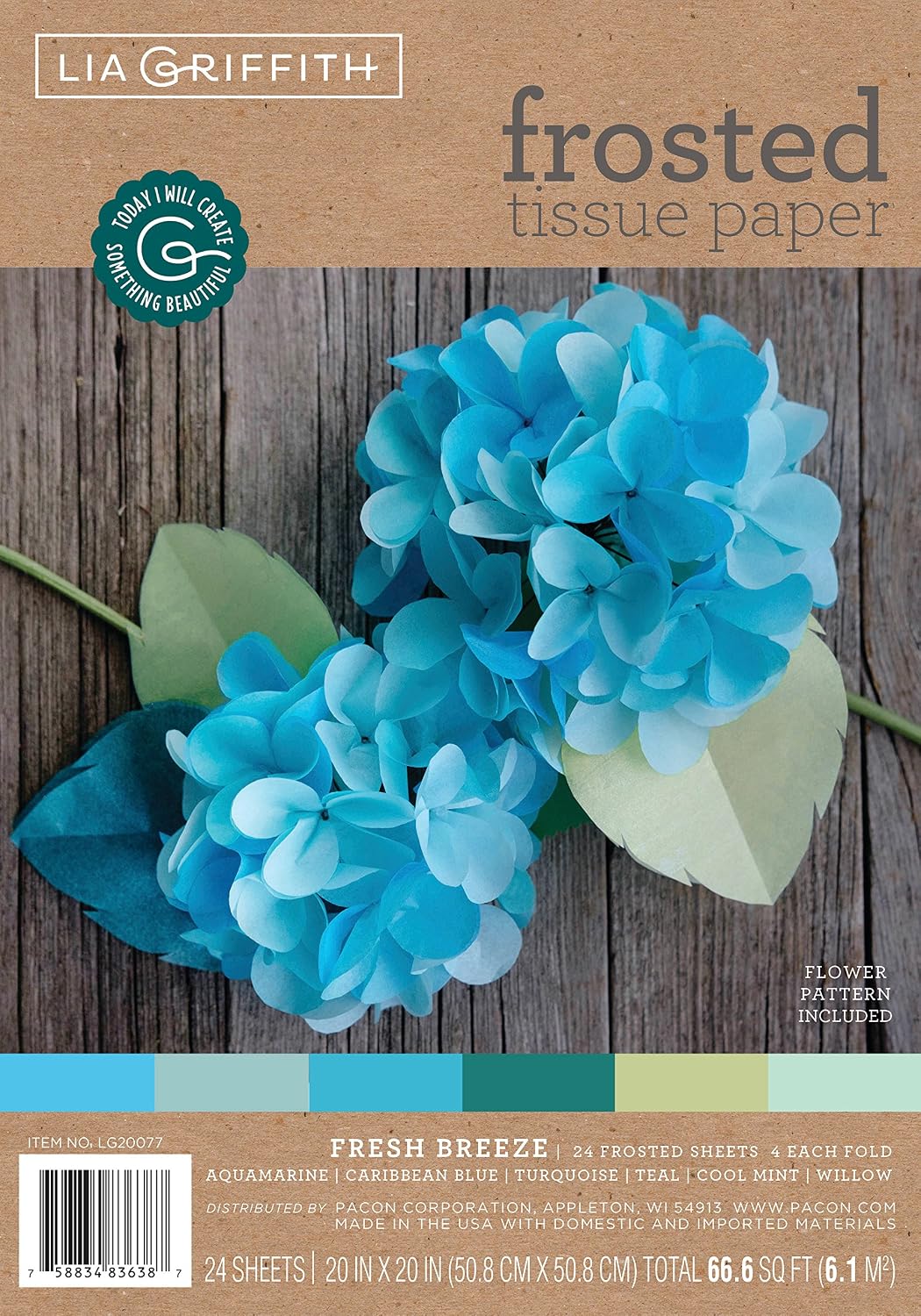 Amazon.com: Lia Griffith Frosted Tissue Paper, Assorted