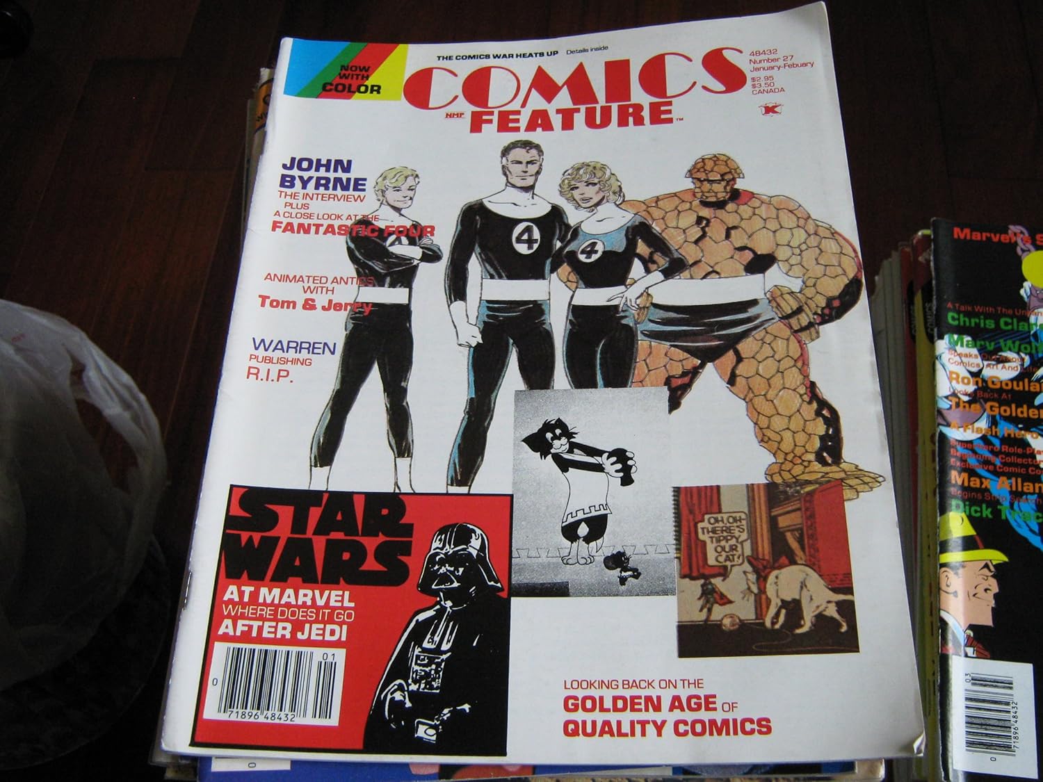 Comics Feature Magazine (Fantastic 4 , John Byrne , Tom & jerry ...
