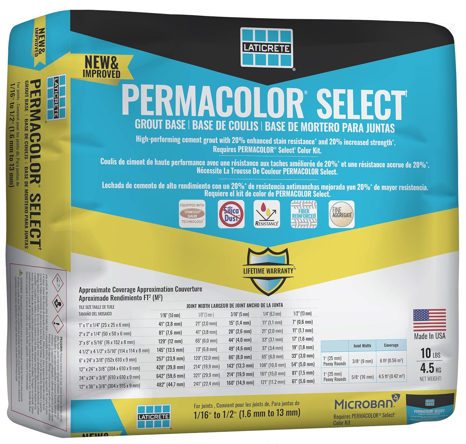 LATICRETE PermaColor Select Grout Base Powder - 10 lbs 2600-0010-2 ...