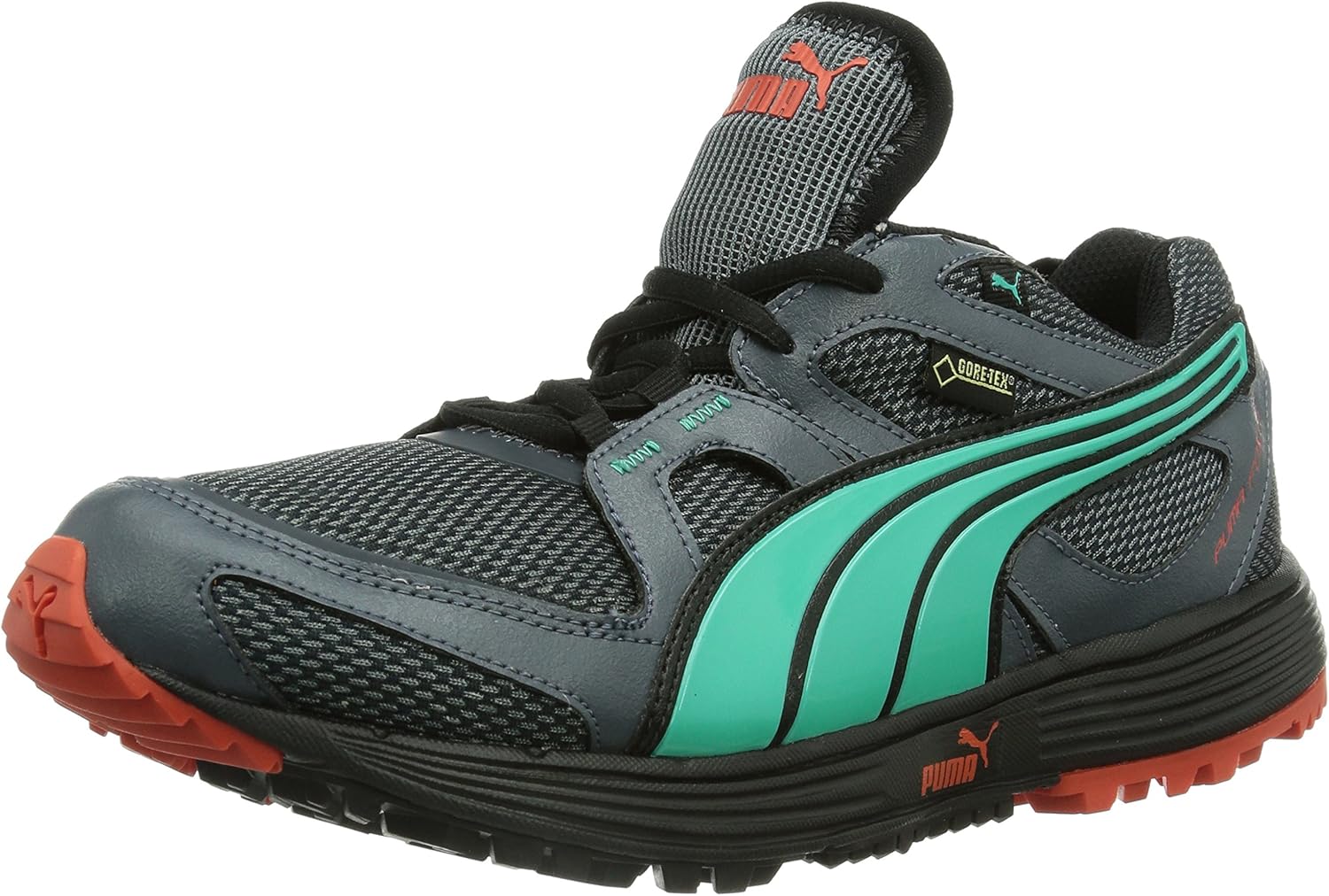 PUMA Pumafox V2 GTX®, Men Running Shoes, Grey (Turbulence Pool Green 02 ...