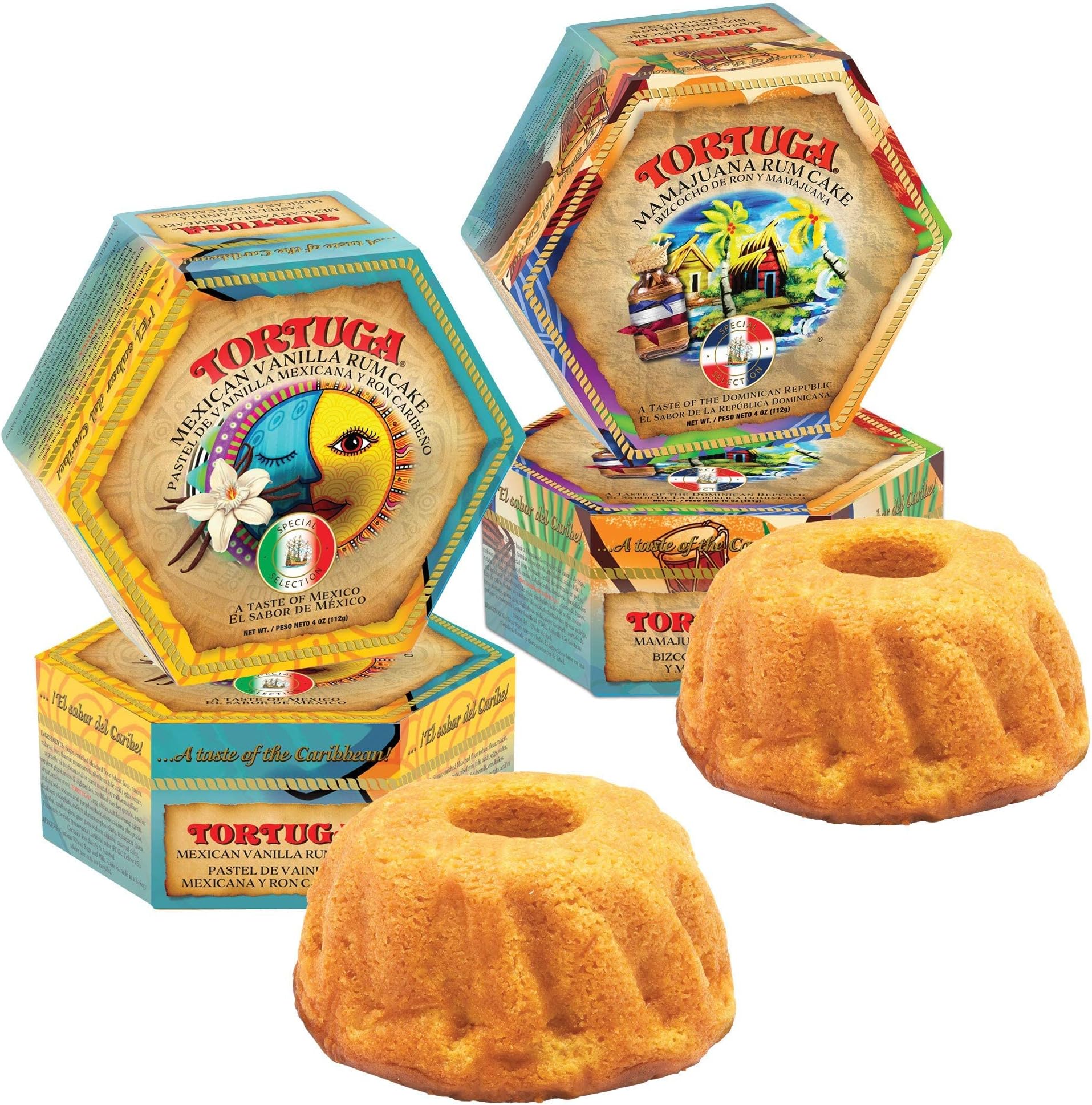 Amazon.com: TORTUGA Caribbean Original Rum Cake with Walnuts - 16 oz ...
