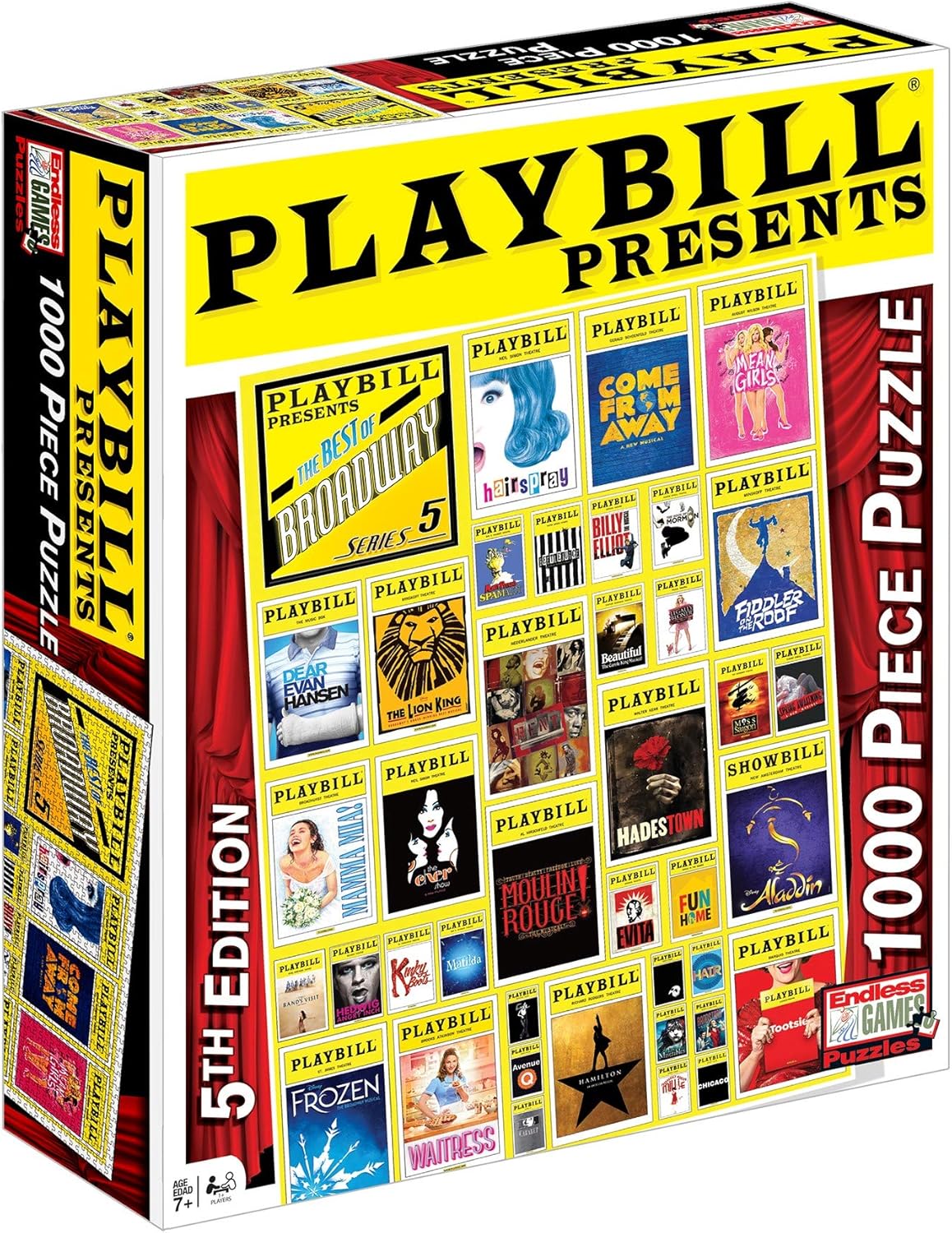 Amazon.com: Playbill Broadway Cover - 1000 Piece Jigsaw Puzzle ...