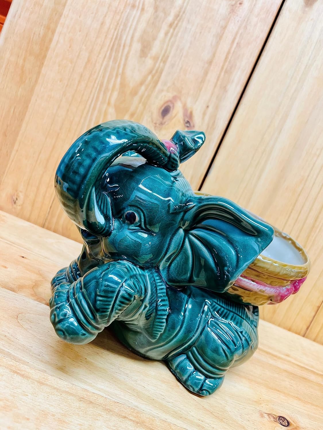 Amazon.com: Giant Lucky Bamboo Elephant Pot : Grocery & Gourmet Food