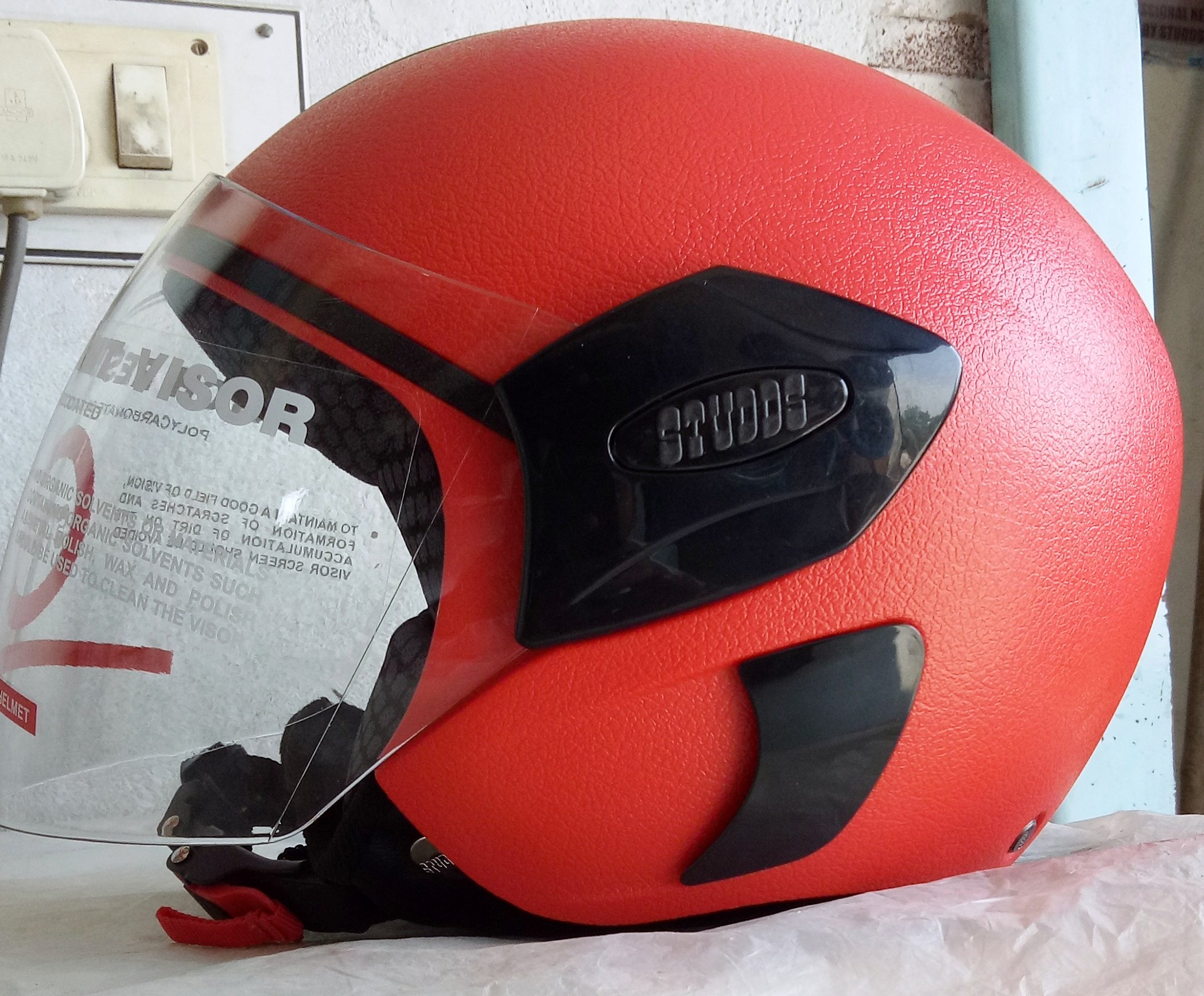 Studds FEMM Open Face Helmet (Red, XS) : Amazon.in: Car & Motorbike