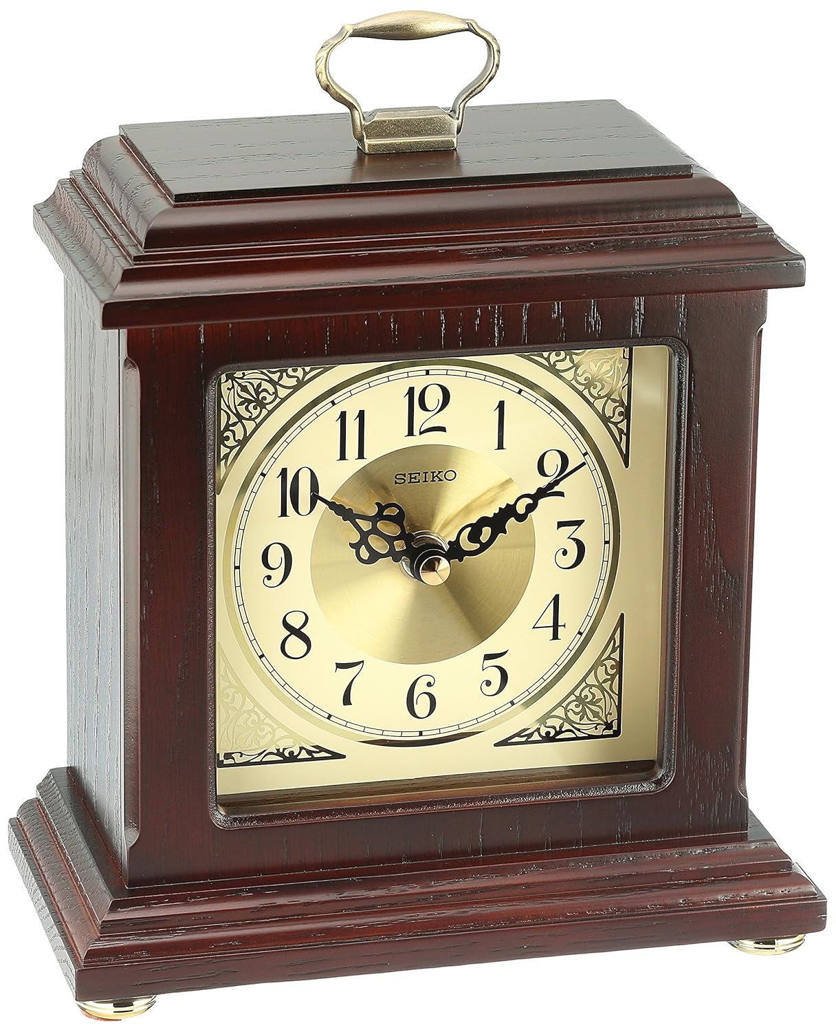 Seiko Wood Desk Clock (Model: QXG147BLH) : Amazon.in: Home & Kitchen
