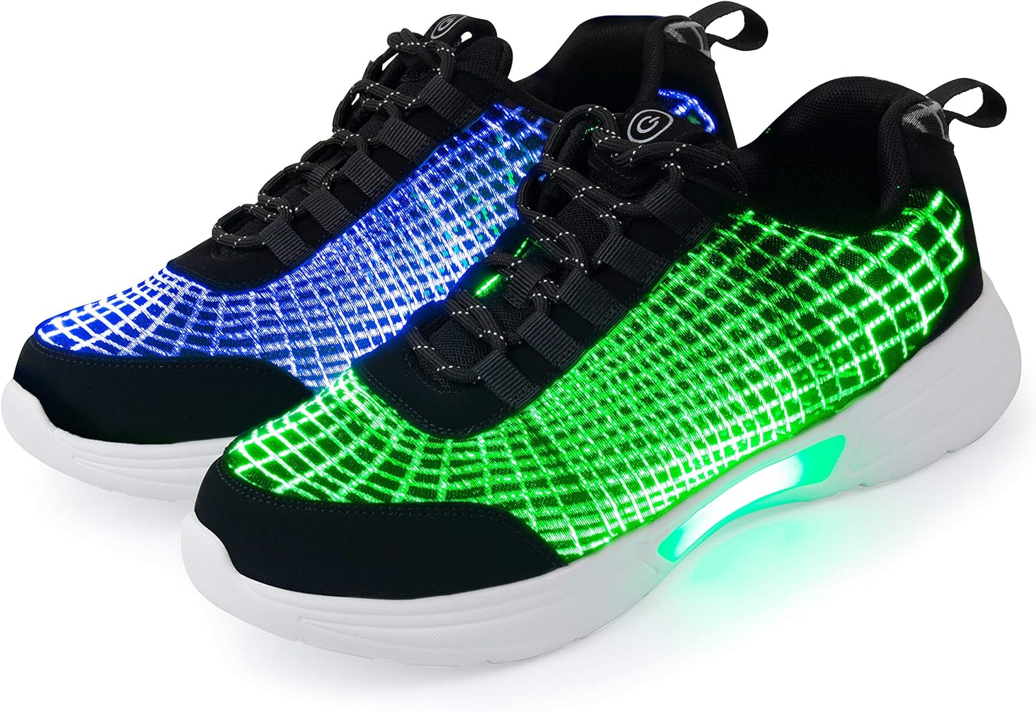 Amazon.com | Shinmax Luminous Fiber Optic LED Shoes, Light Up Shoes for ...