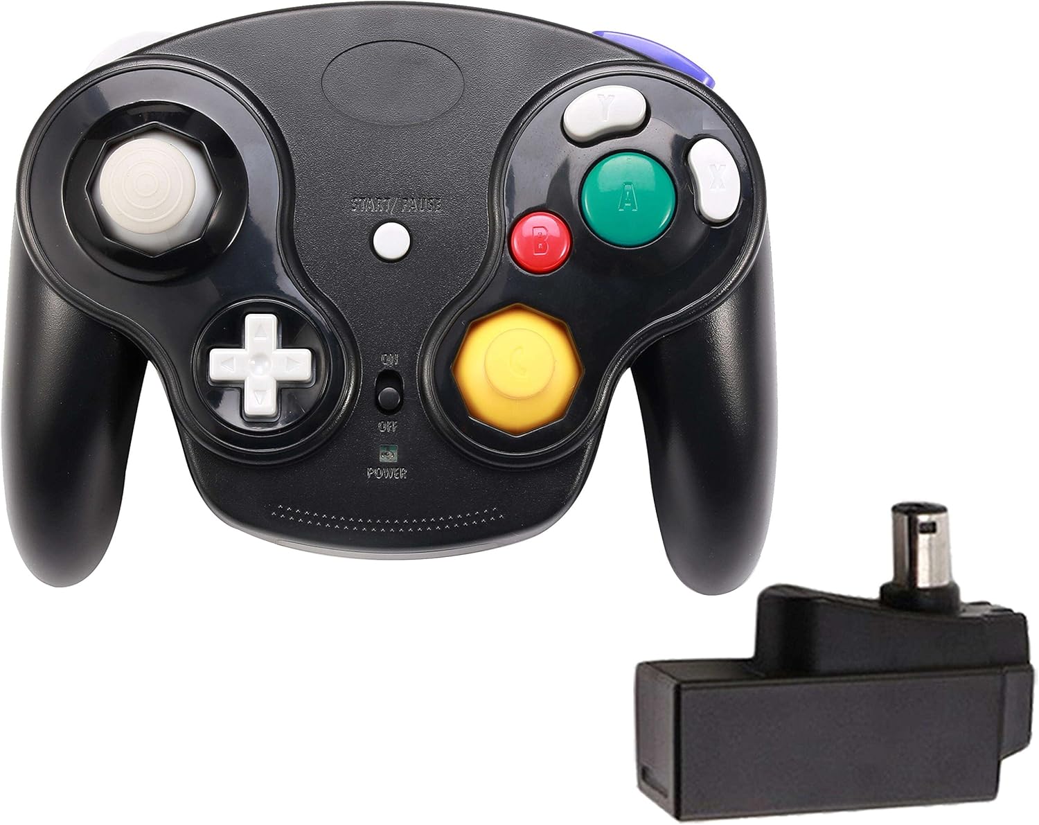 Poulep 1 Packs Classic 2.4G Wireless Controller Upgraded Gamepad with Receiver Adapter for ...