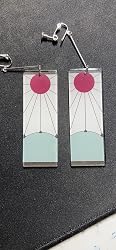 Amazon.com: Tanjiro Earrings Hanafuda Tanjiro Cosplay Earrings Anime ...