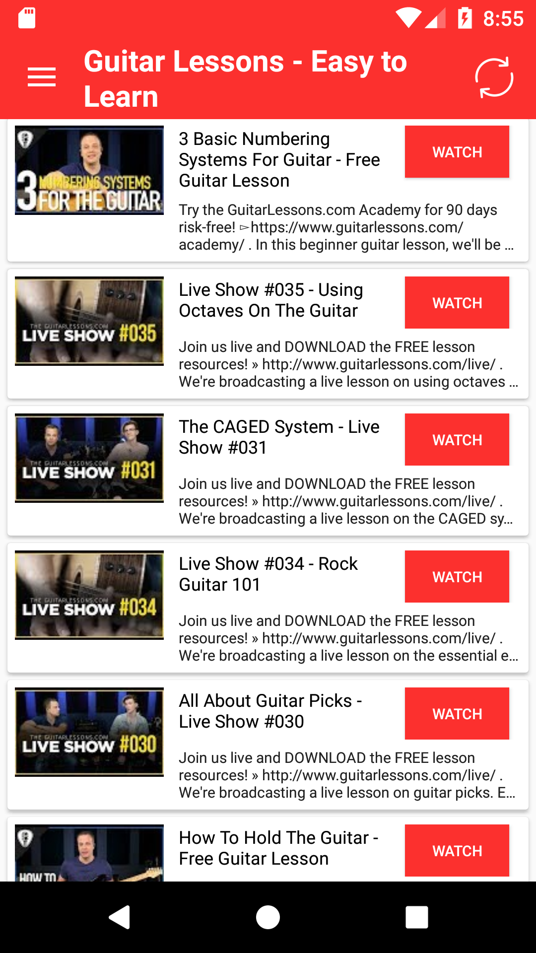Guitar Lessons - Easy to Learn - App on Amazon Appstore